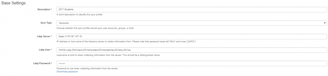 Base Settings - Studentnet Wiki